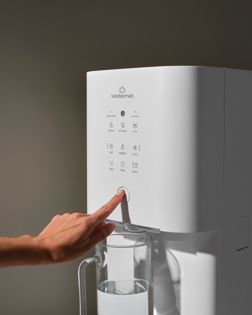 Modern ve Şık Tasarım: Beyaz Tezgah Üstü Su Arıtma Cihazı | Waternet