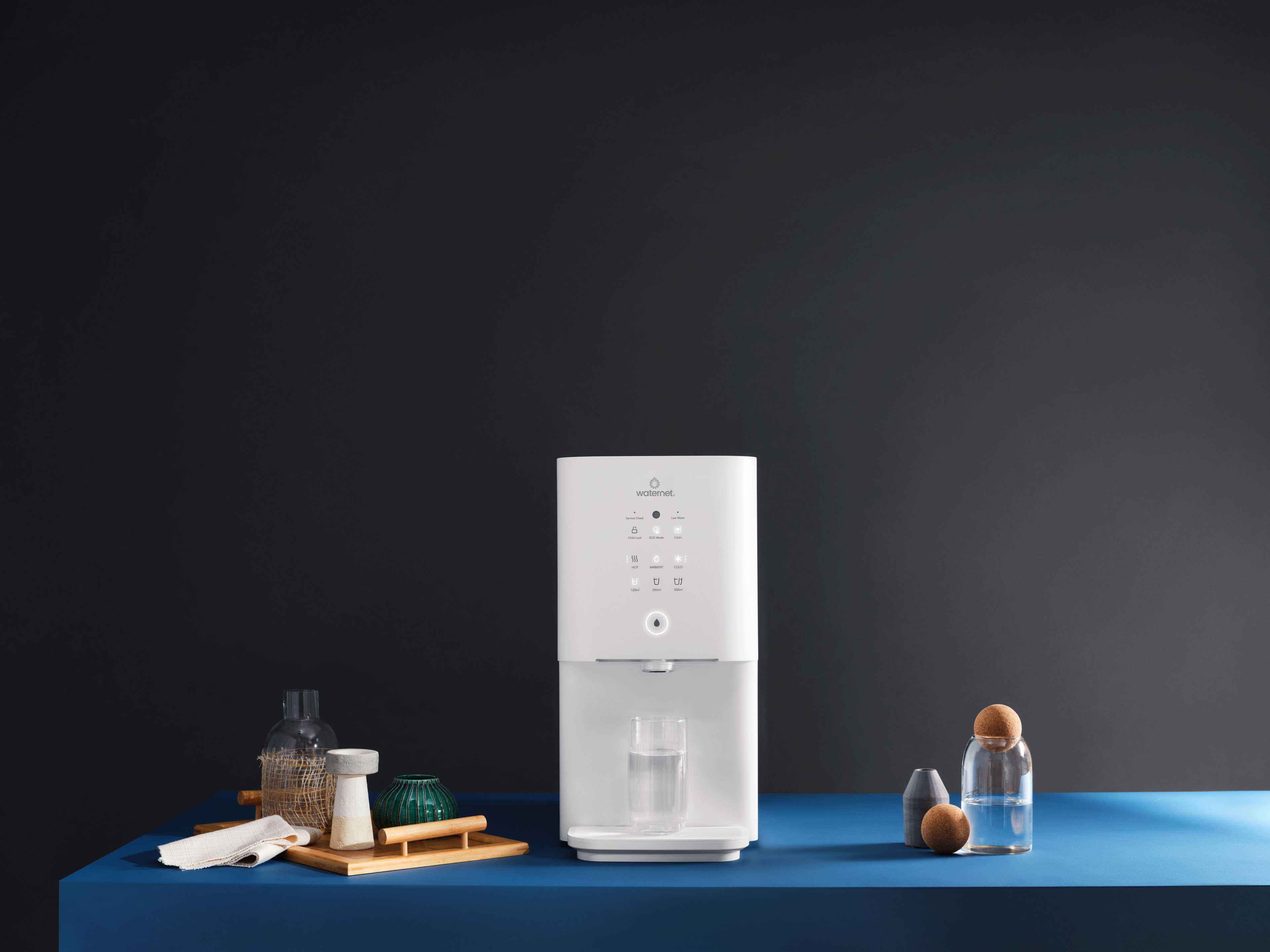 Modern ve Şık Tasarım: Beyaz Tezgah Üstü Su Arıtma Cihazı | Waternet